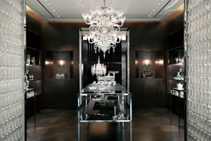 Baccarat Madison Avenue flagship store blends delicate and rigid ...