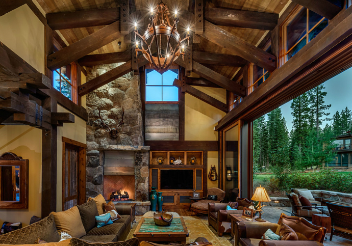 As you step inside you are greeted by an impressive social area with ...